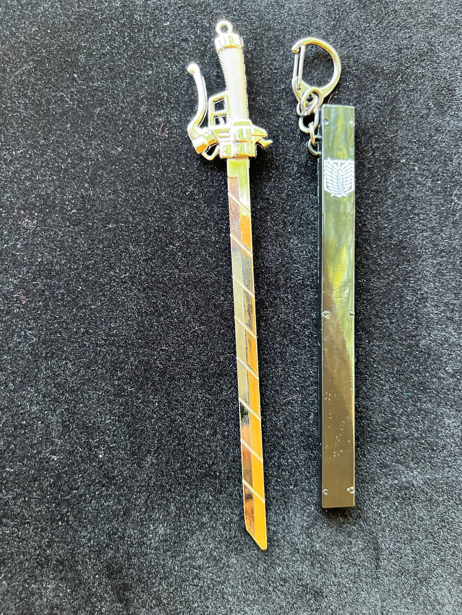Anime Keychain /jjk /AOT Metal Curse Tools - Etsy
