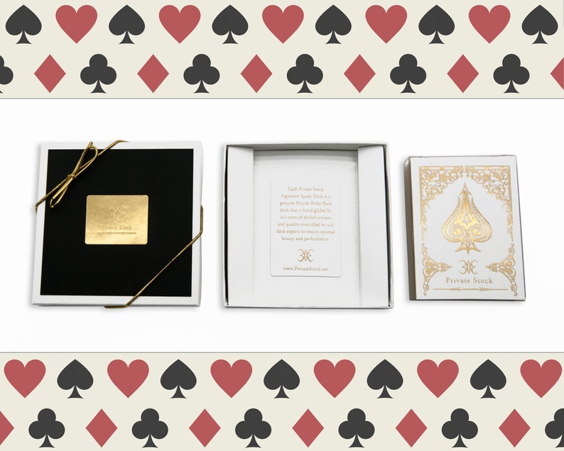 Playing Cards Metallic Gold Gilding - Etsy