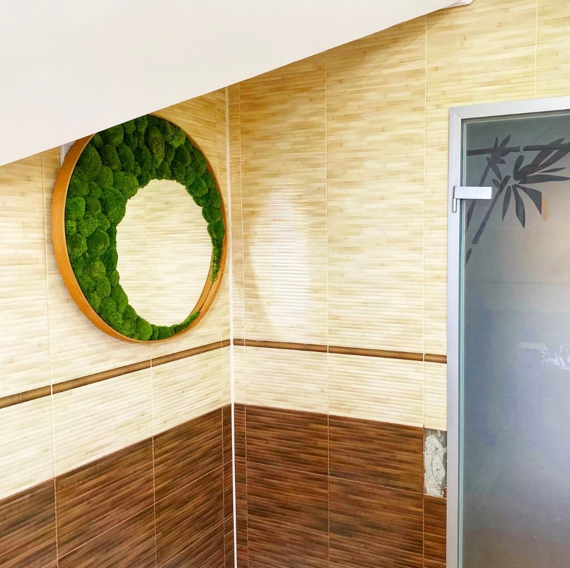 Preserved Moss Mirror Wall Art Moss Decor Moss Art Framed - Etsy