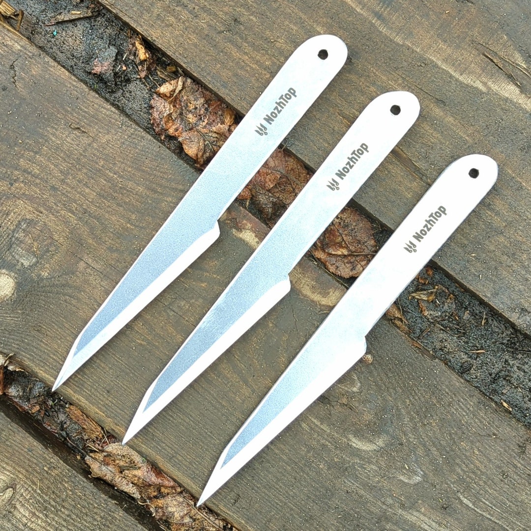 Balanced Set of Three of the Shrapnel Throwing Knives Best for ...
