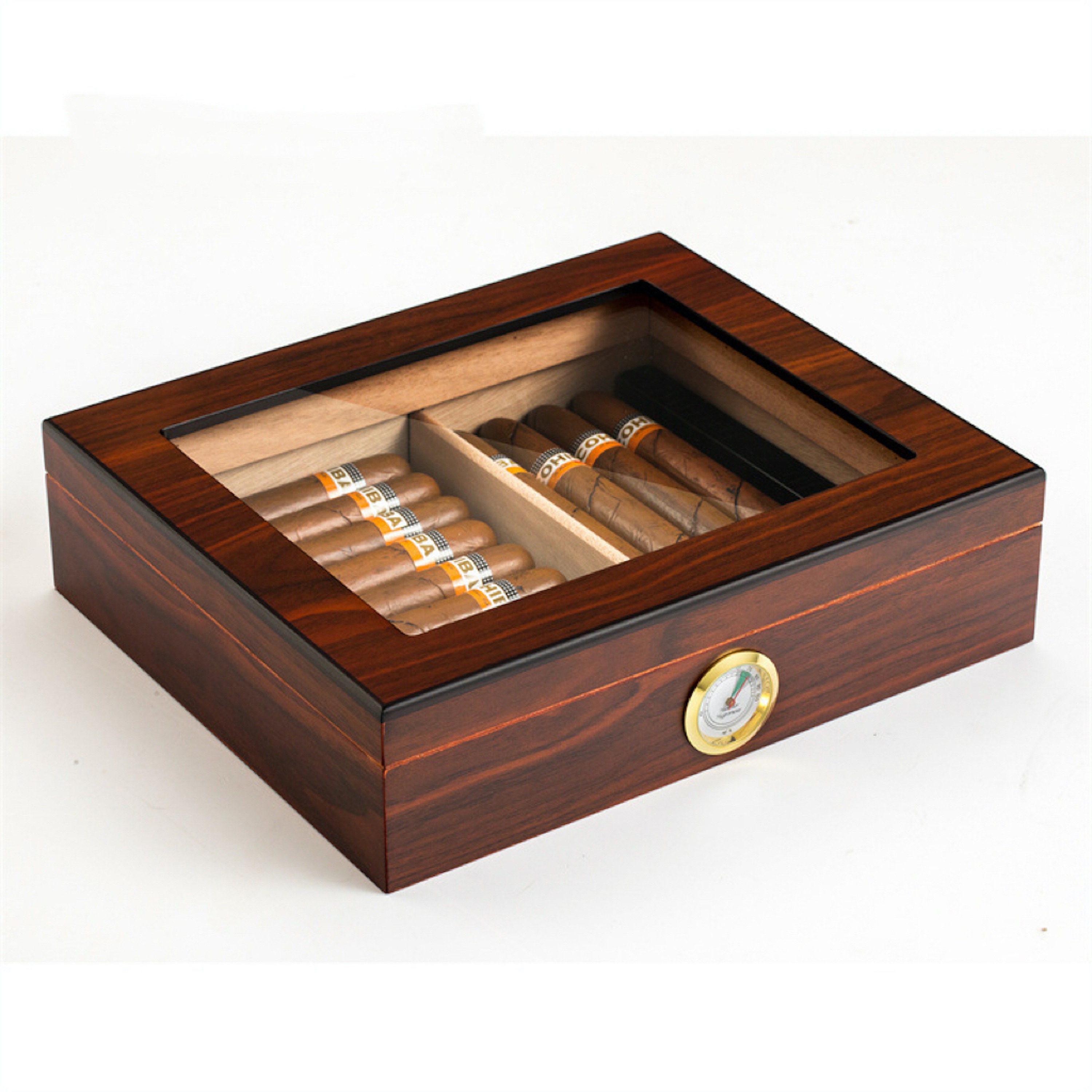 Monogrammed Cedar Wood Cigar Humidor,luxe Cigar Organization Box ...