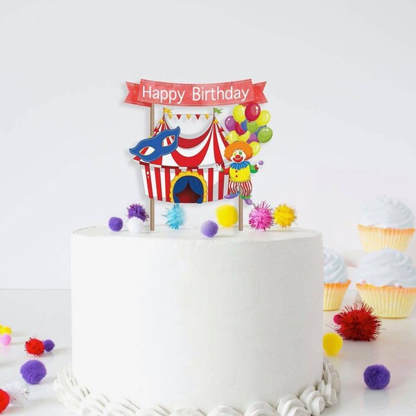 Clown Cake Toppers - Etsy