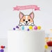 Kawaii Corgi Cake Topper for Kids |cute Dog Birthday Party Supplies ...