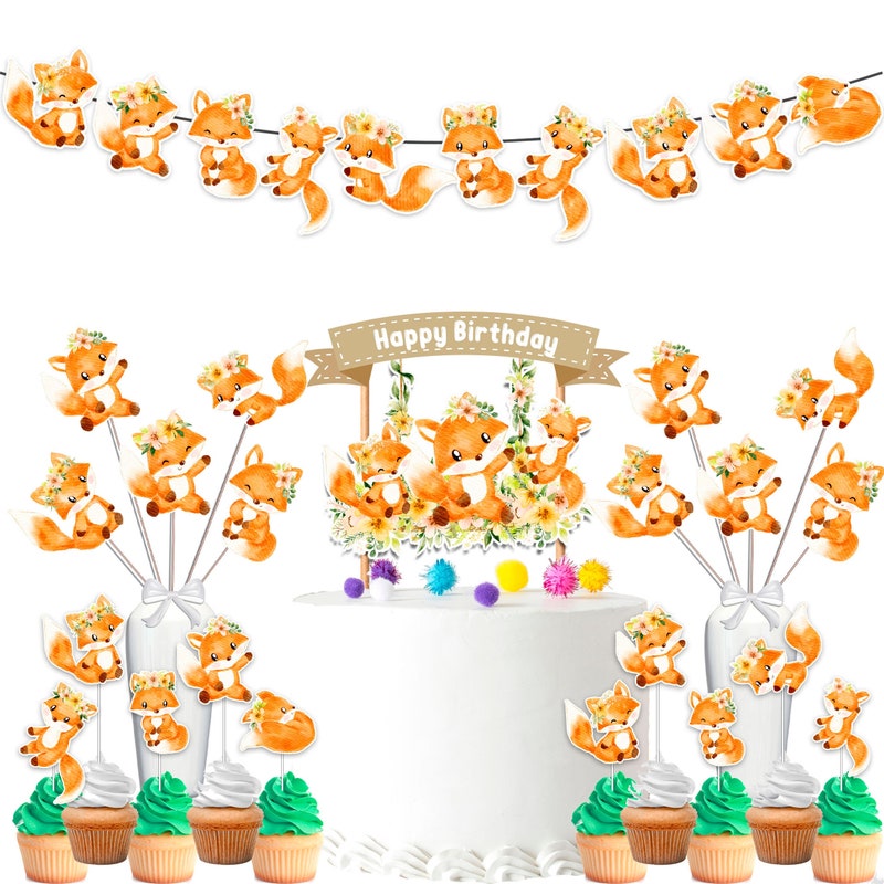 Fox Birthday Party - Etsy