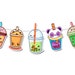 Boba Pool Party Birthday Banner Summer Milk Tea Theme Party Supplies ...