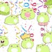 Kawaii Frog Streamers Birthday Decorations for Kids Frogs - Etsy