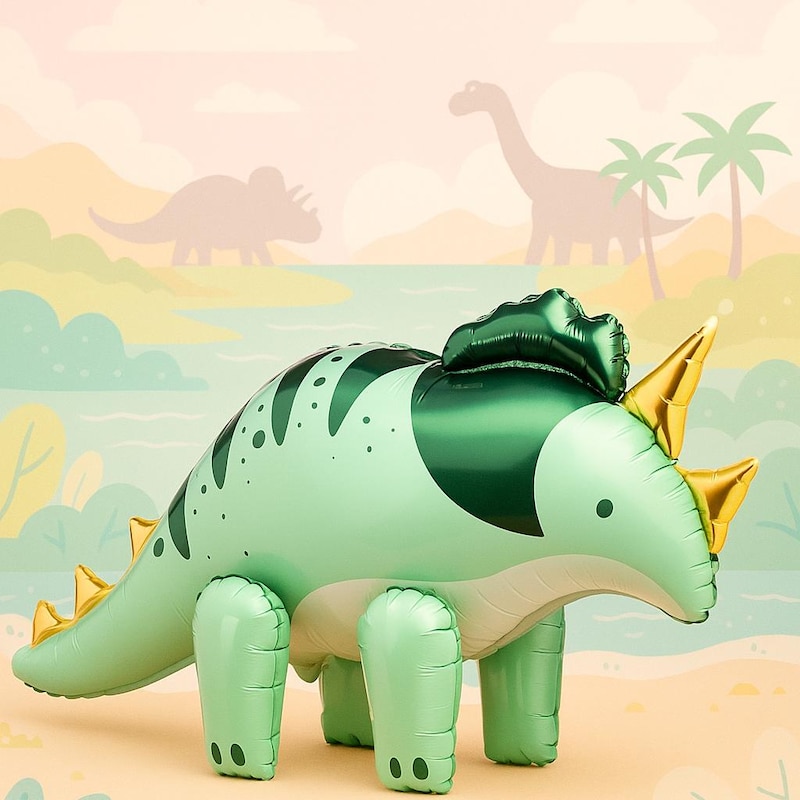 Dino Green Balloons - Etsy