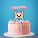 Kawaii Corgi Cake Topper for Kids |cute Dog Birthday Party Supplies ...