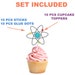 Science Cupcake Toppers | Science Lab Party Supplies for Birthday and ...
