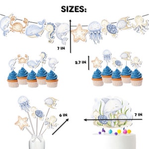 Under the Sea Party Decor Set Dive Into a Magical Ocean Adventure for ...