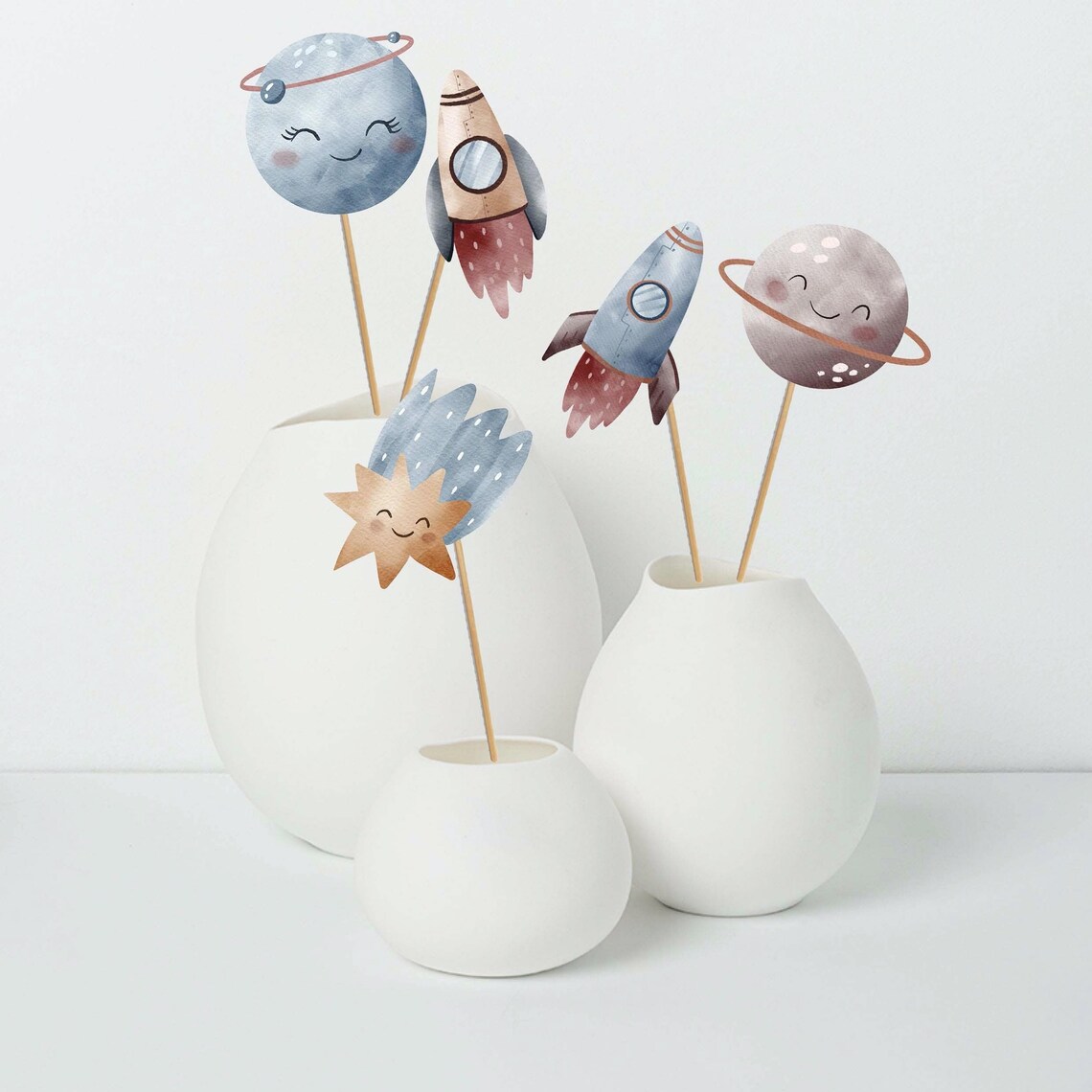 5 Pcs Large Solar System Centerpieces for Kids | Solar System Birthday ...