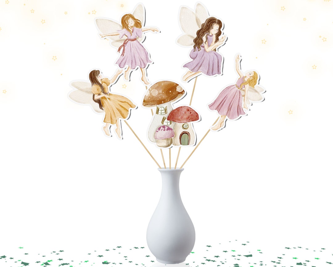 5 Pcs Magical Storybook Fairy Table Centerpieces - Enchanting Decor for ...