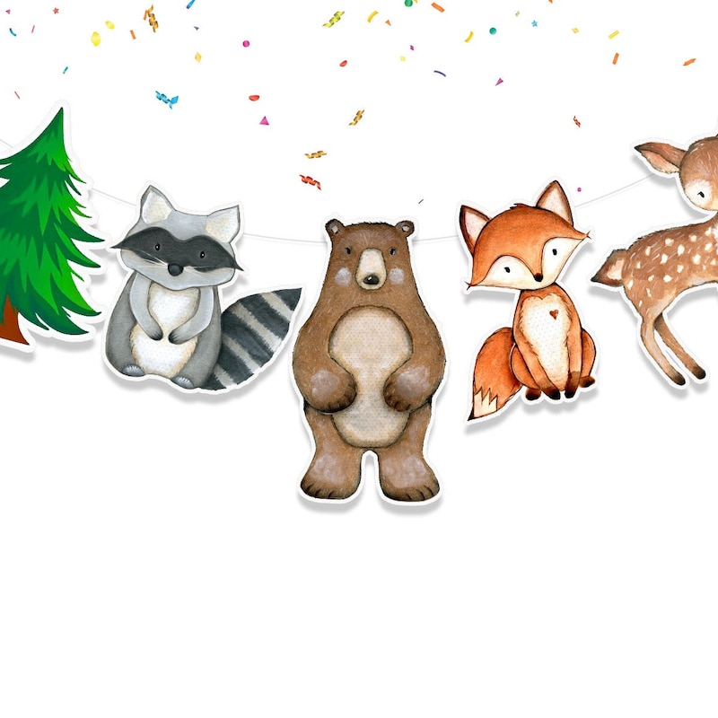 Woodland Banner - Etsy