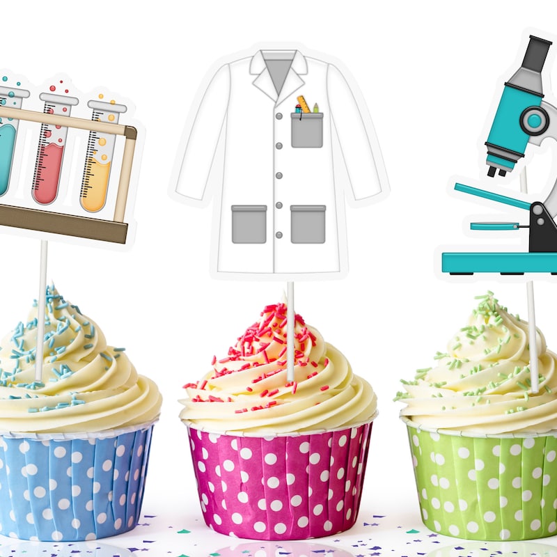 Science Cake Topper - Etsy