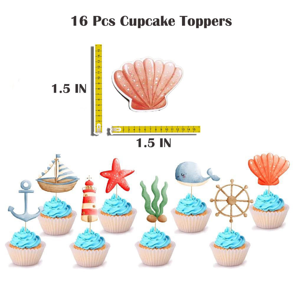 Under the Sea Birthday Banner Watercolor Whales Ocean Party - Etsy