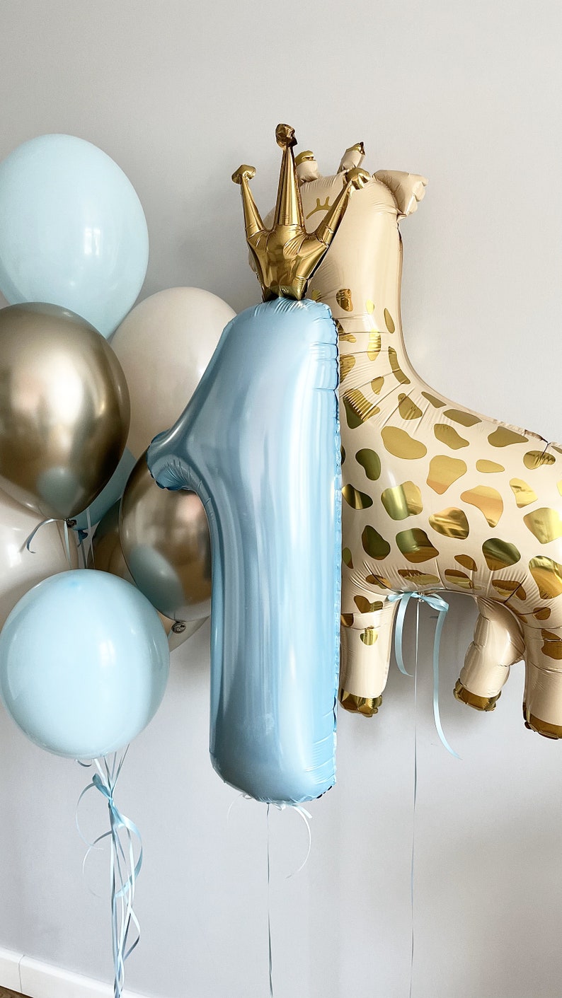 Adorable Giraffe Balloons Set for Kids' Birthday Parties - Safari ...
