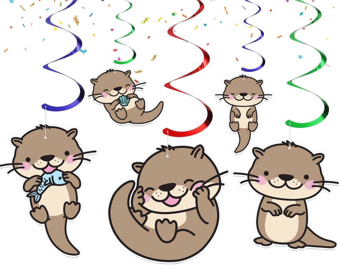 Otter Streamers - Playful Otter Party Decorations for a Splash of Fun ...