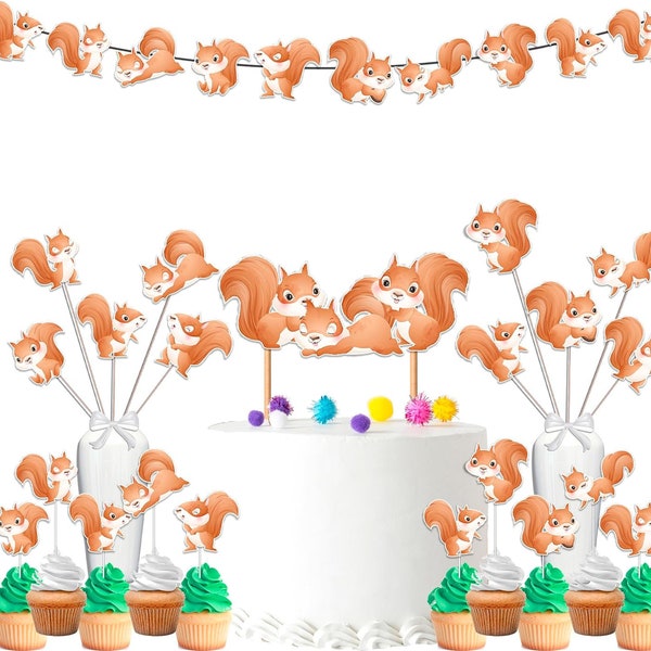 Squirrel Banner - Etsy