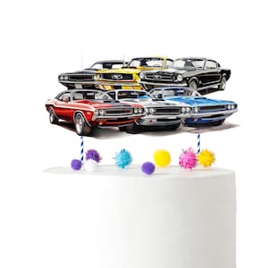 Classic Car Cake Topper – Perfect for Car Lovers - Etsy