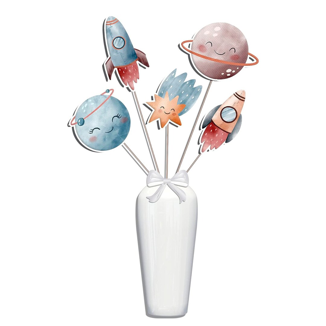 5 Pcs Large Solar System Centerpieces for Kids | Solar System Birthday ...