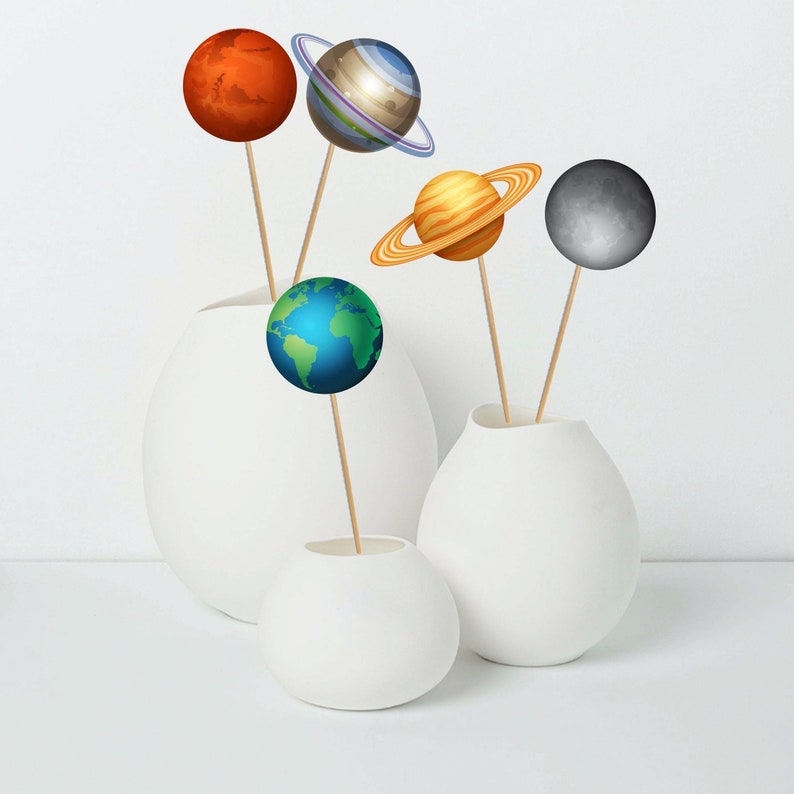 5 Pcs Large Solar System Centerpieces for Kids Solar System - Etsy