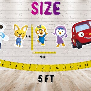 Pororo the Little Penguin Birthday Decorations Banner Cartoon Penguin ...