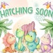 5x3ft Dino 'hatching Soon' Backdrop Prehistoric Delight for Baby ...