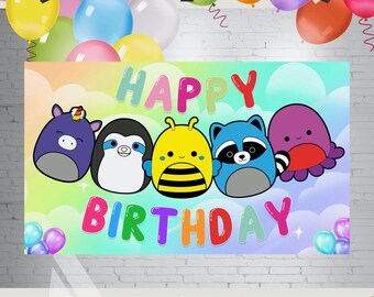 Squishmallow Backdrop - Etsy Sweden