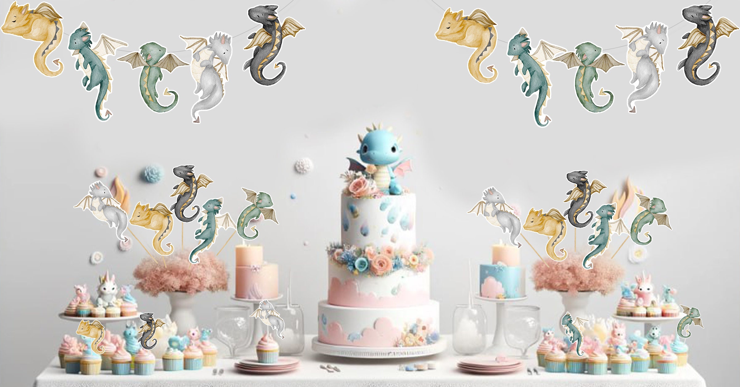 Dragons Streamers - Mythical Dragon Party Decorations for an Epic ...