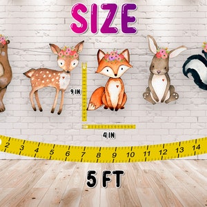 Woodland Animals Banner for Girls. Forest Animals Party - Etsy
