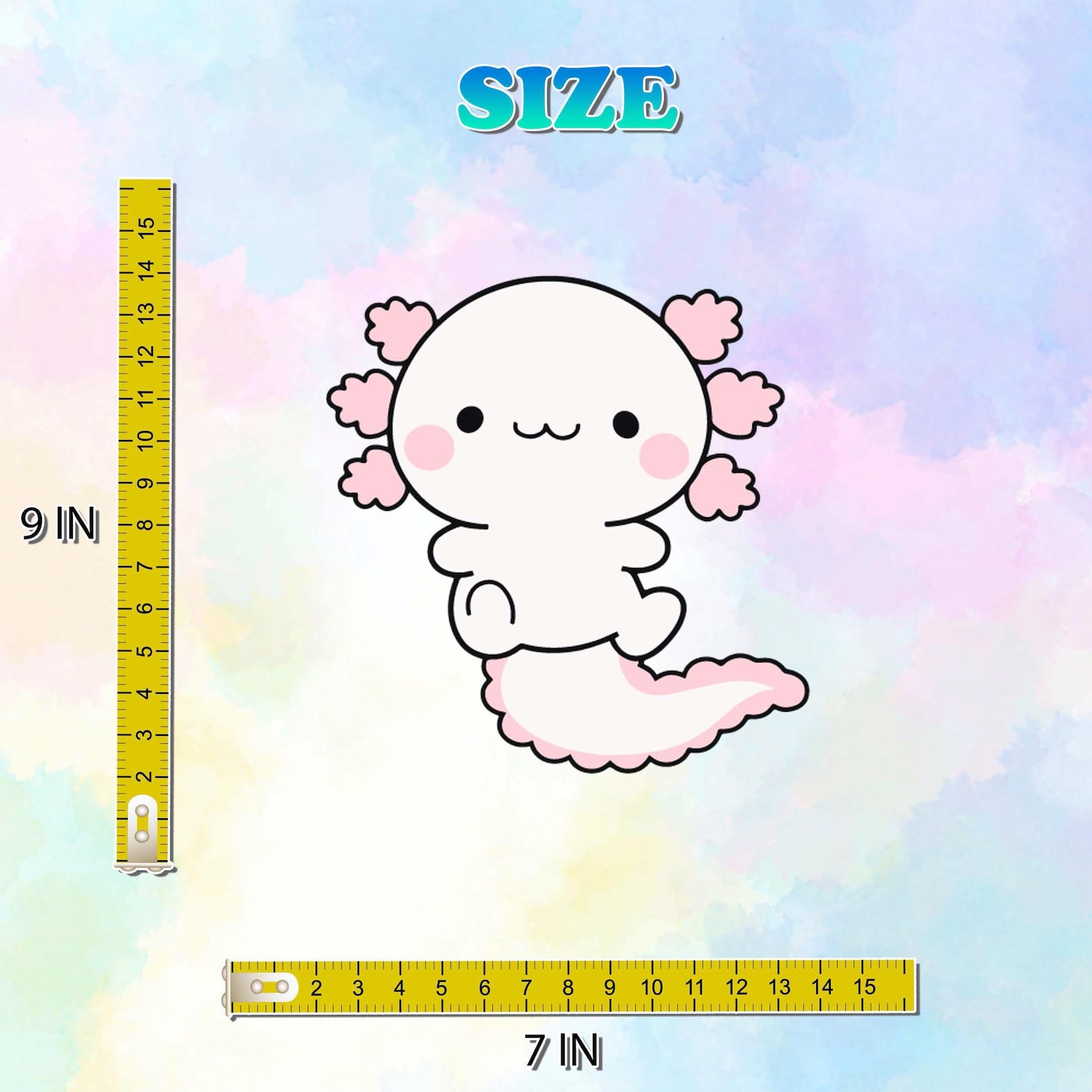 Axolotl Birthday Banner Cute Axolotls Party Supplies | Etsy