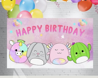 Squishmallow Backdrop - Etsy Sweden