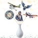 Aviation-themed Party Centerpiece – 5 PCS Set for Pilot and Airplane ...