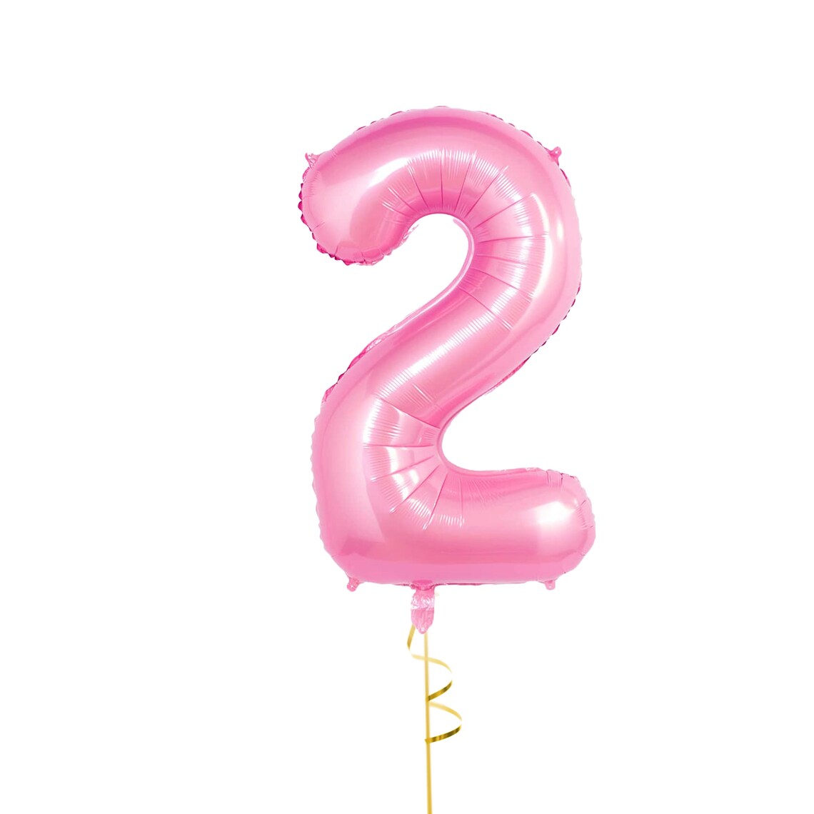 32 Inches Foil Pink 2 Shaped Balloon for Birthday Decorations | Baby ...