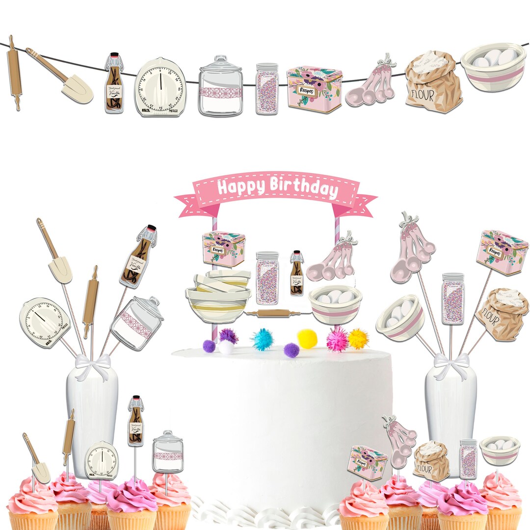 Cooking Birthday Party Decoration Set! Great Bundle for Chef Theme for ...