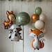 Woodland Animals Balloon Set - Forest Animals for Baby Shower and ...