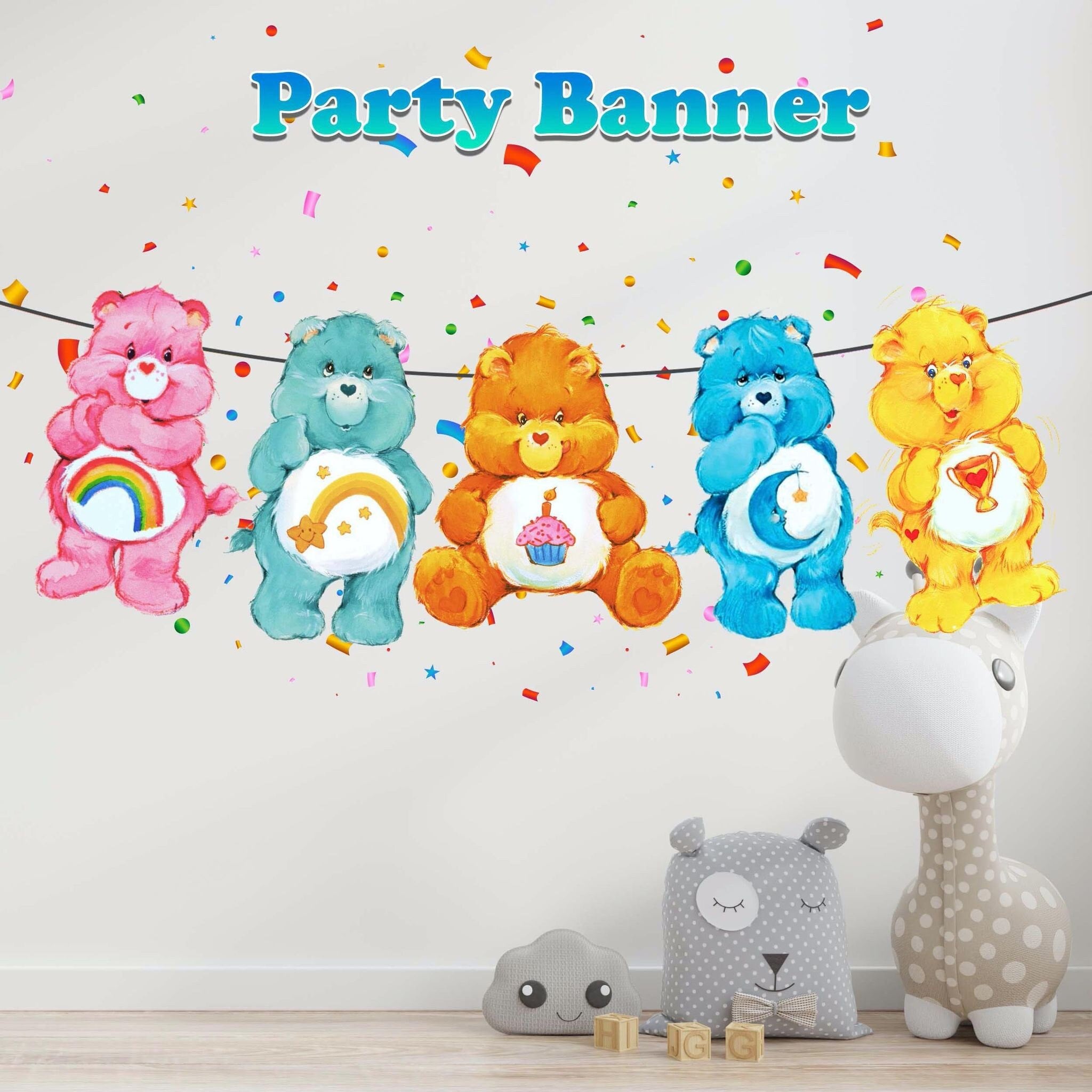 Daisy Celebrates: Care Bears Birthday Party Printable Files, 55% OFF
