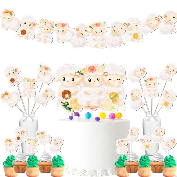 Sheep Party Decor - Etsy