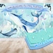 Whalecome to the Party! Blue Whale Birthday Backdrop 5x3 FT - Joyful ...