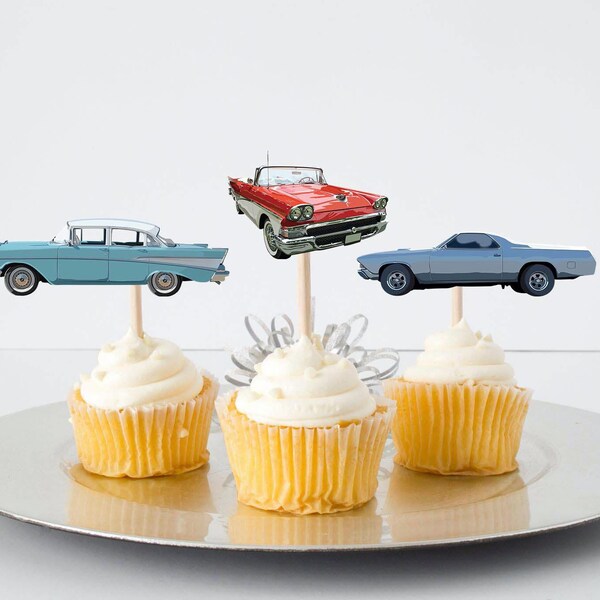 Cars Cupcake Toppers - Etsy