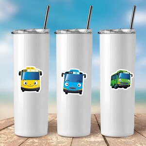 Tayo the Little Bus Sticker Collection Set of 25 Assorted Decals for ...