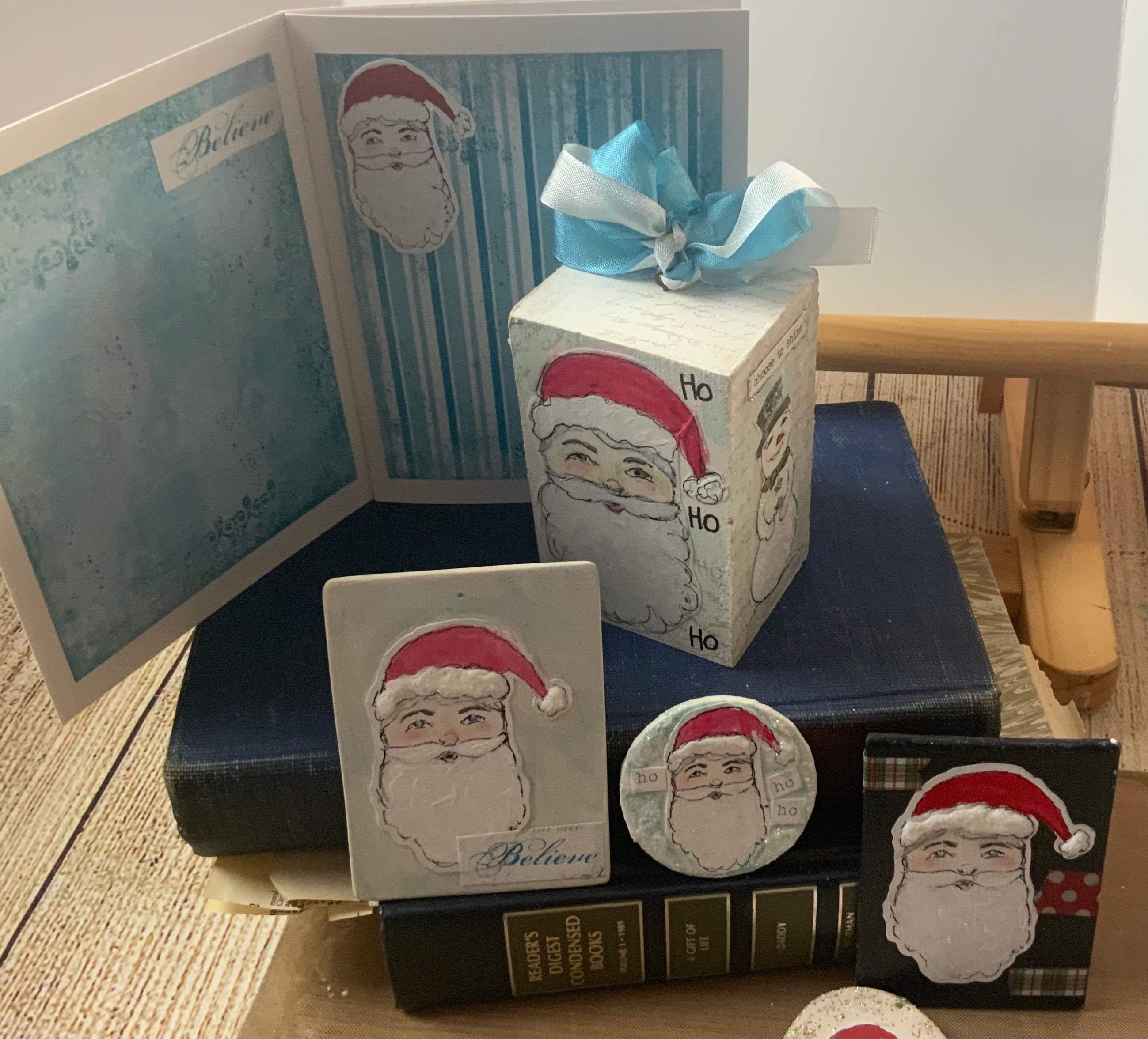 Santa Face Print and Cut Jpeg, PNG, SVG, Silhouette Studio - Etsy