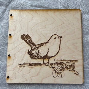 Bird Art BOOK COVERS to Make an Hand Made Book - Svg Glowforge Ready ...