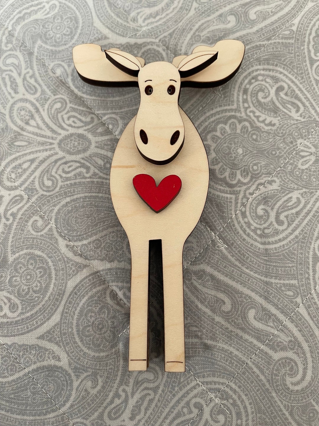 Standing MOOSE Glowforge Ready SVG for Cutting and Engraving. Large and ...
