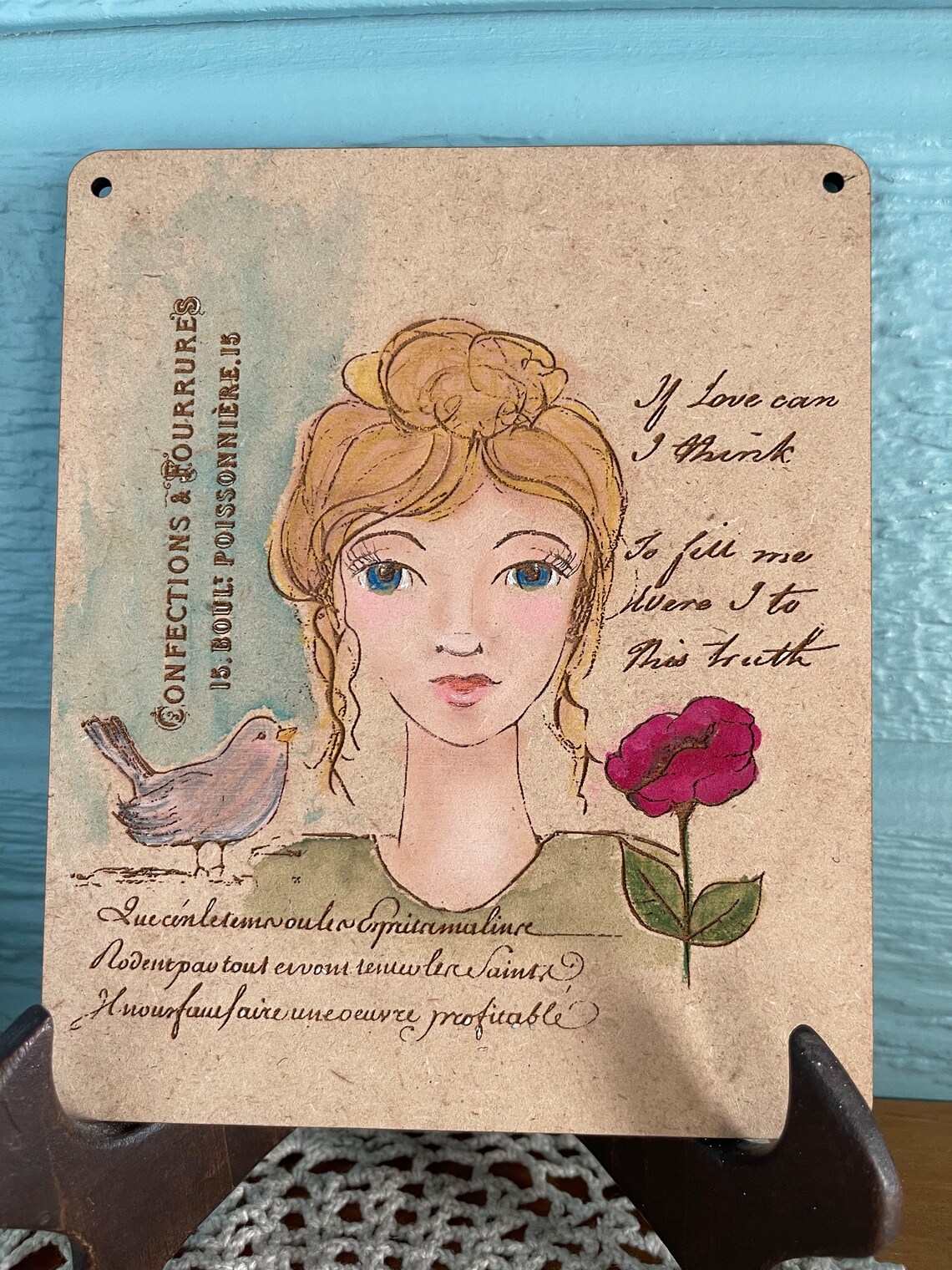 Collage Art Sign Hanging Home Decor Svg Glowforge Ready for Cutting and ...