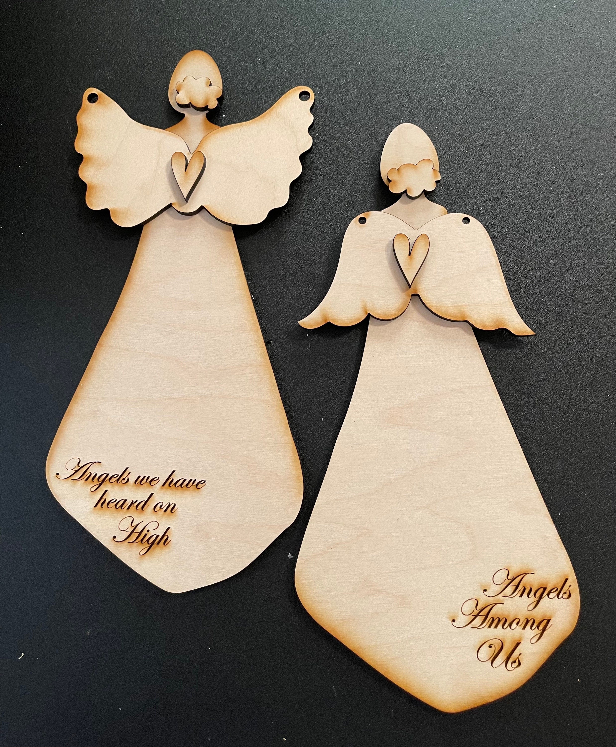 Angel-layered Svg Glowforge Ready for Cutting and Engraving - Etsy