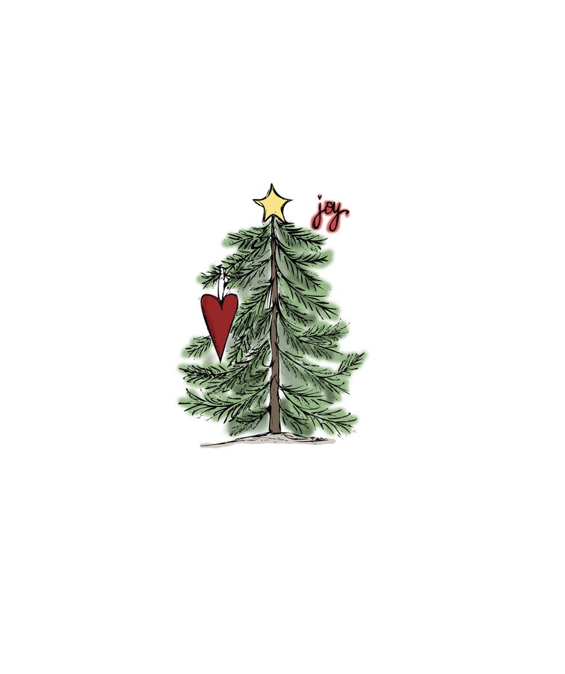 Holidaytree Joy Print and Cut Jpeg Png Svg and Silhouette - Etsy
