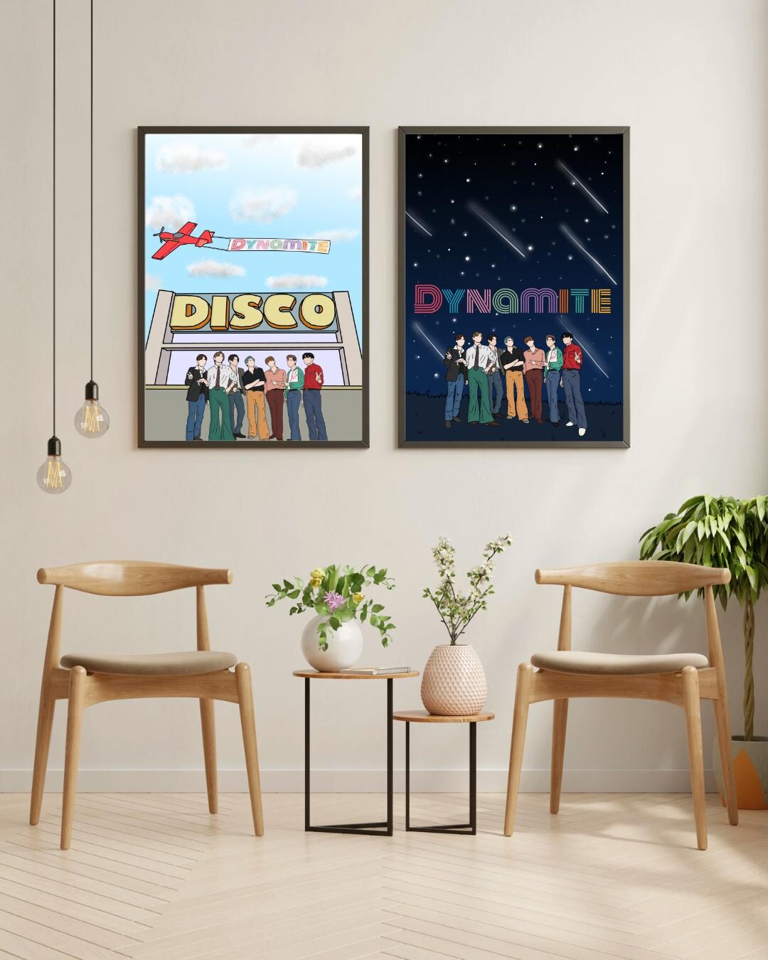 BTS Dynamite Print | BTS Poster | Kpop | A2 A3 A4 | Wall Art - Etsy