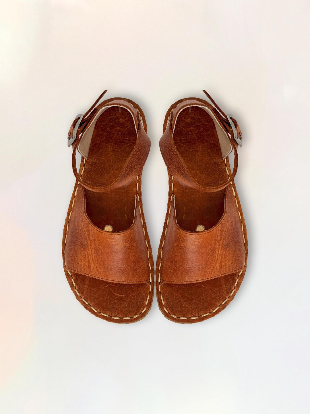 Barefoot Sandals Mens, Minimalist Sandals, Grounding Leather Shoes ...