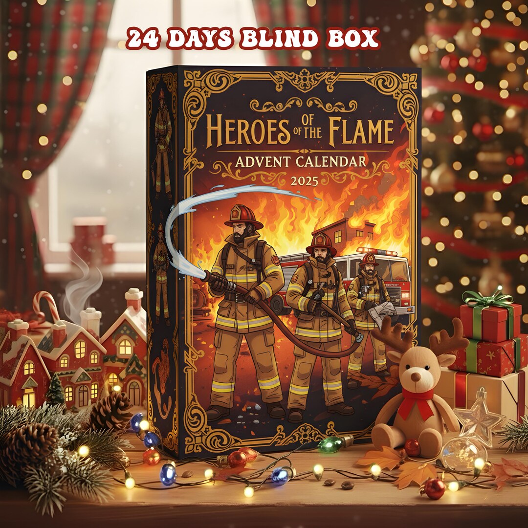 Firefighter Advent Calendar 2025, Heroes of the Flame 24 Days Blind Box ...